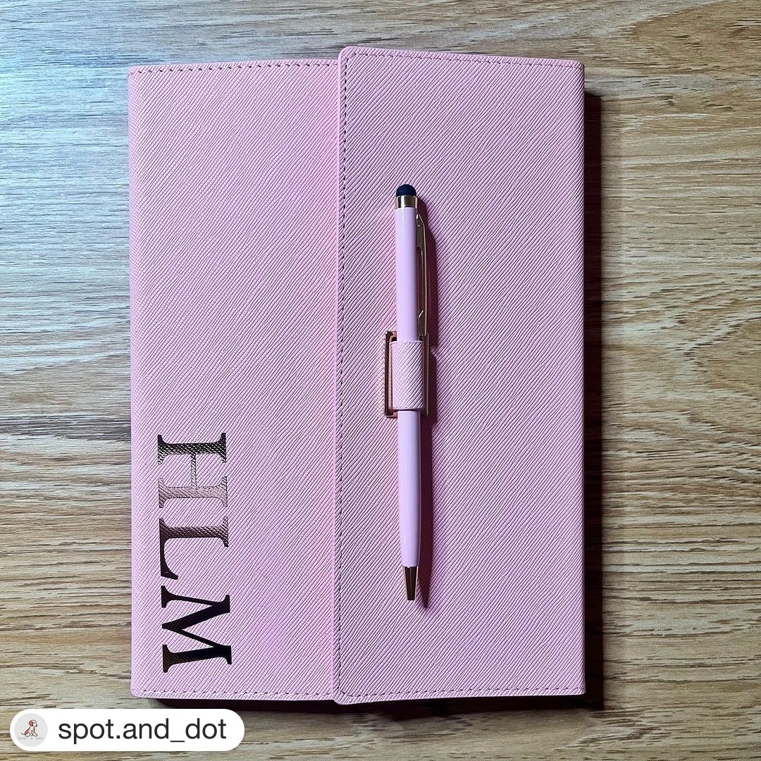 PU (Faux Leatherette) Blank Diary/Binder + Pen Set | Only The Sweet Stuff
