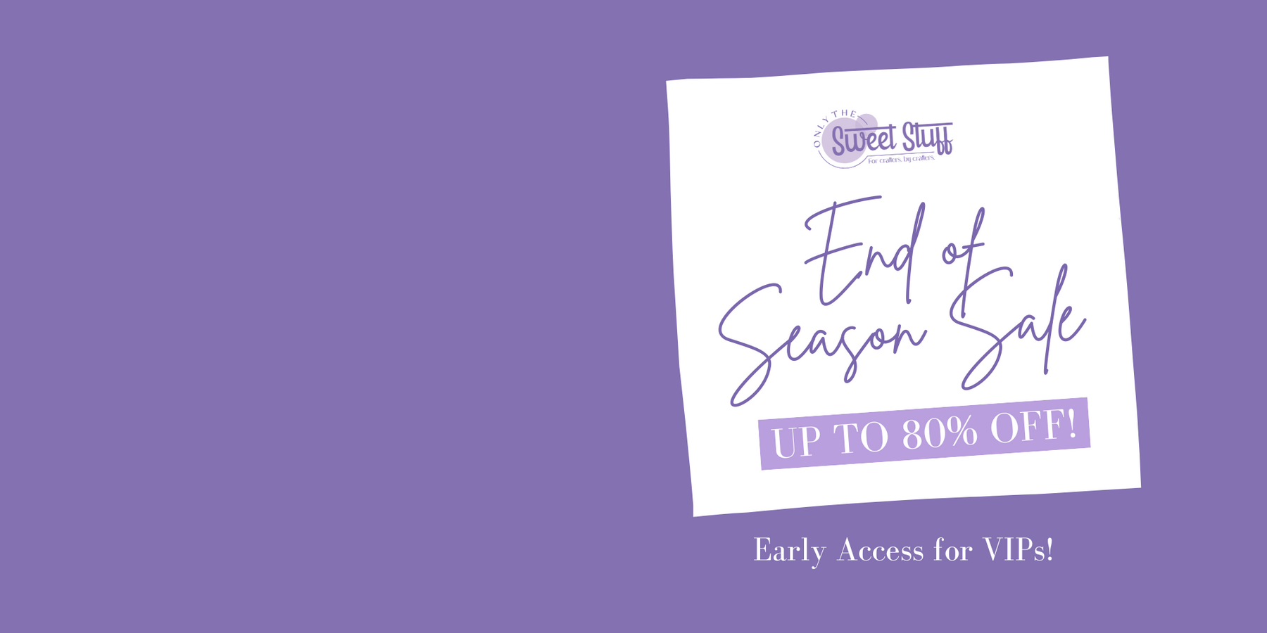 Only the Sweet Stuff | Australia's Favourite Craft Blanks